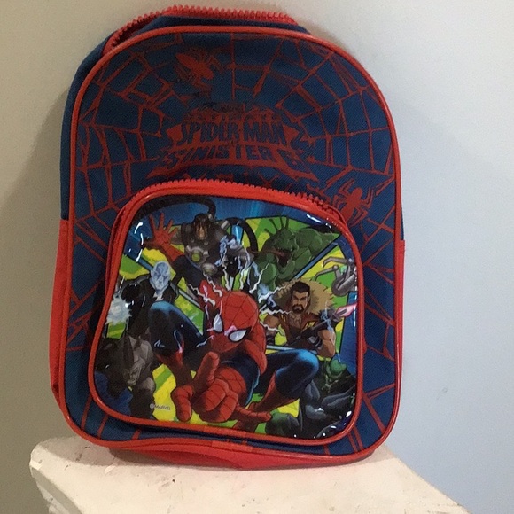 Other | Spiderman Blue And Red Backpack | Poshmark